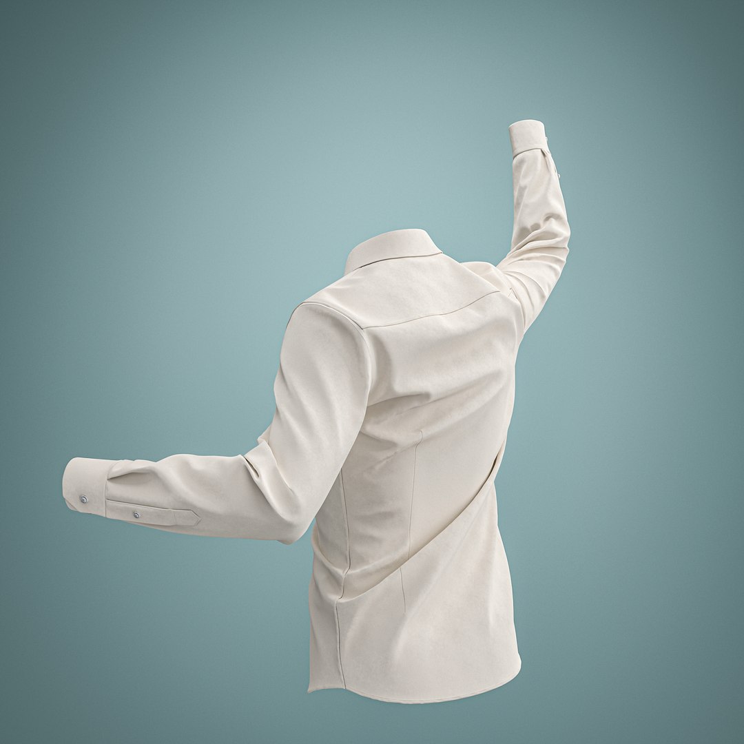 3D Model Men Official Tuxedo Shirt Pose - TurboSquid 1949707