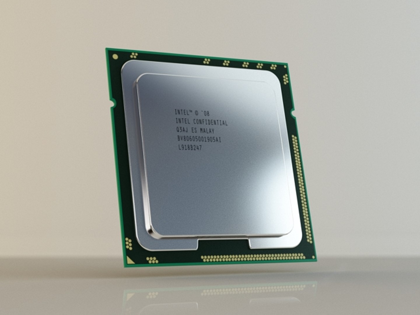 Intel I7 Cpu 3d Model
