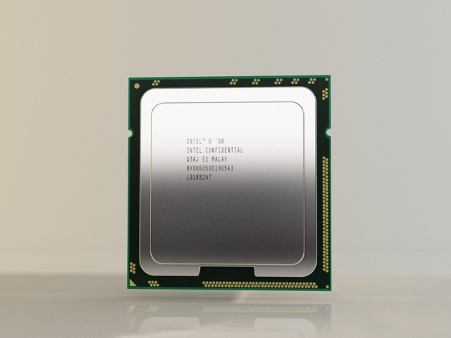 Intel I7 Cpu 3d Model
