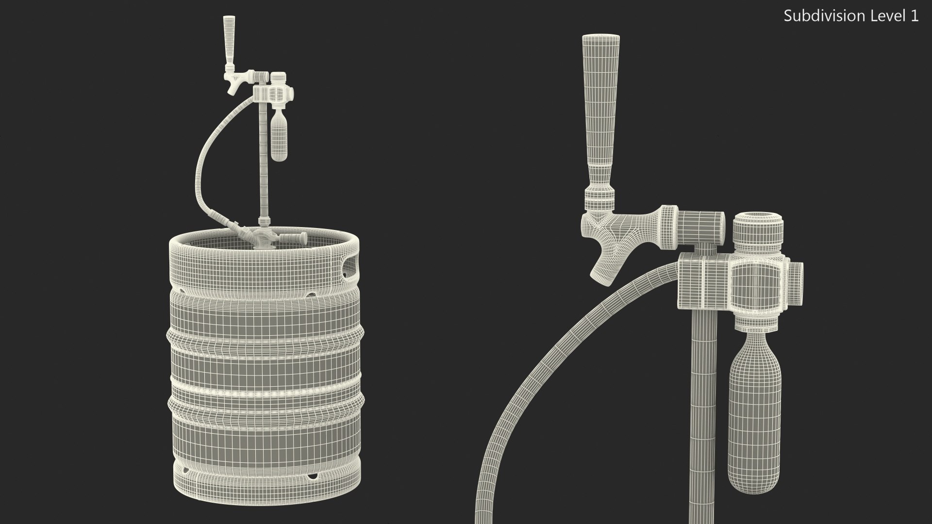 3D Beer Keg 50l Portable - TurboSquid 1625398