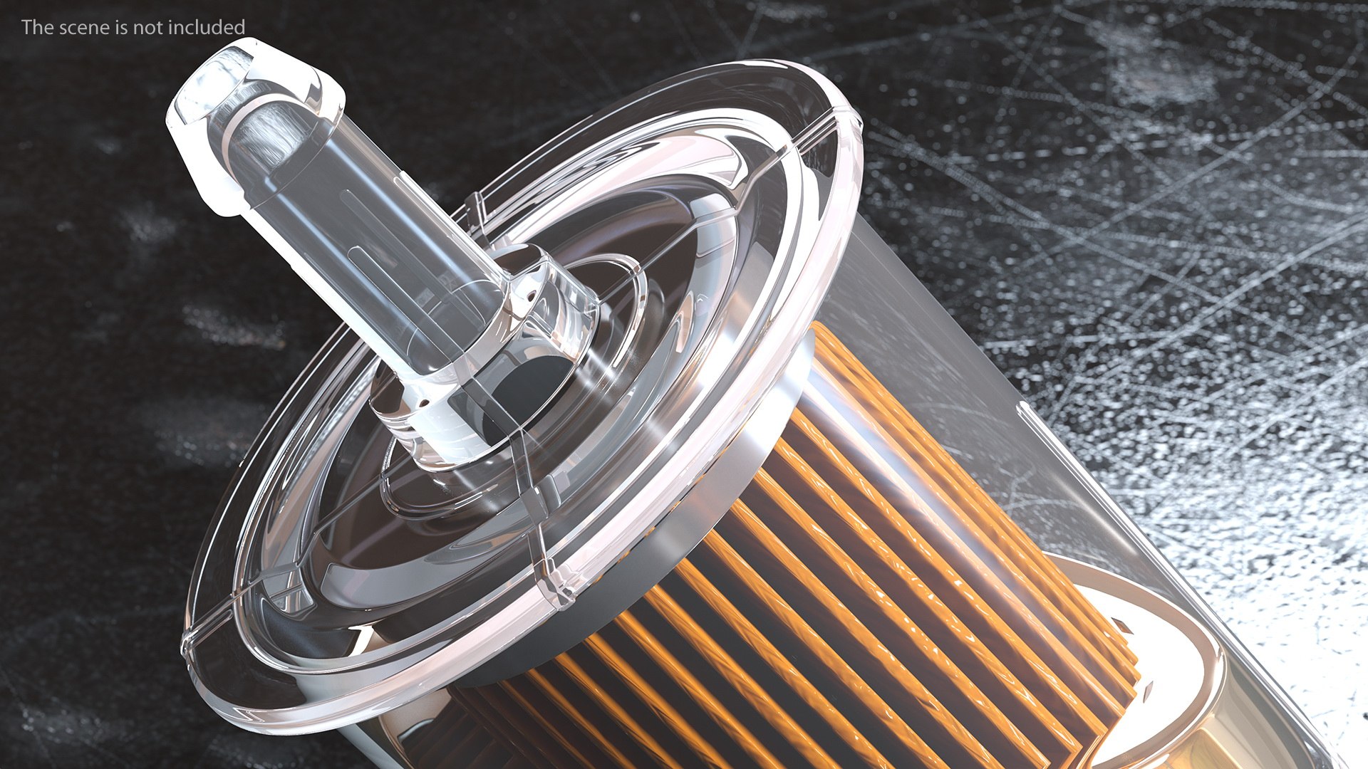 Universal Inline Fuel Filter With Petrol 3D - TurboSquid 1777901