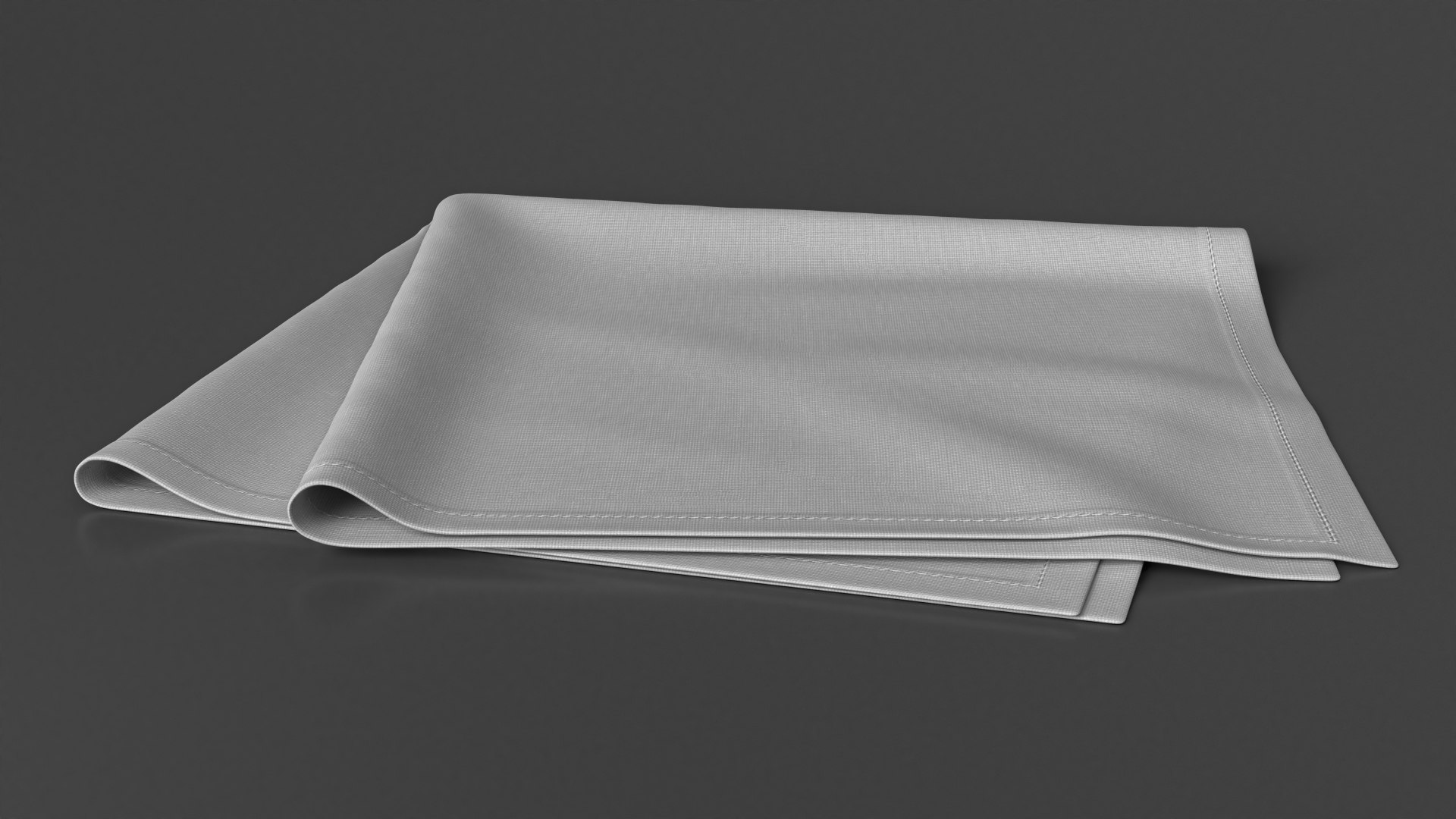 3D Fabric Folded Napkin Model - TurboSquid 2241552