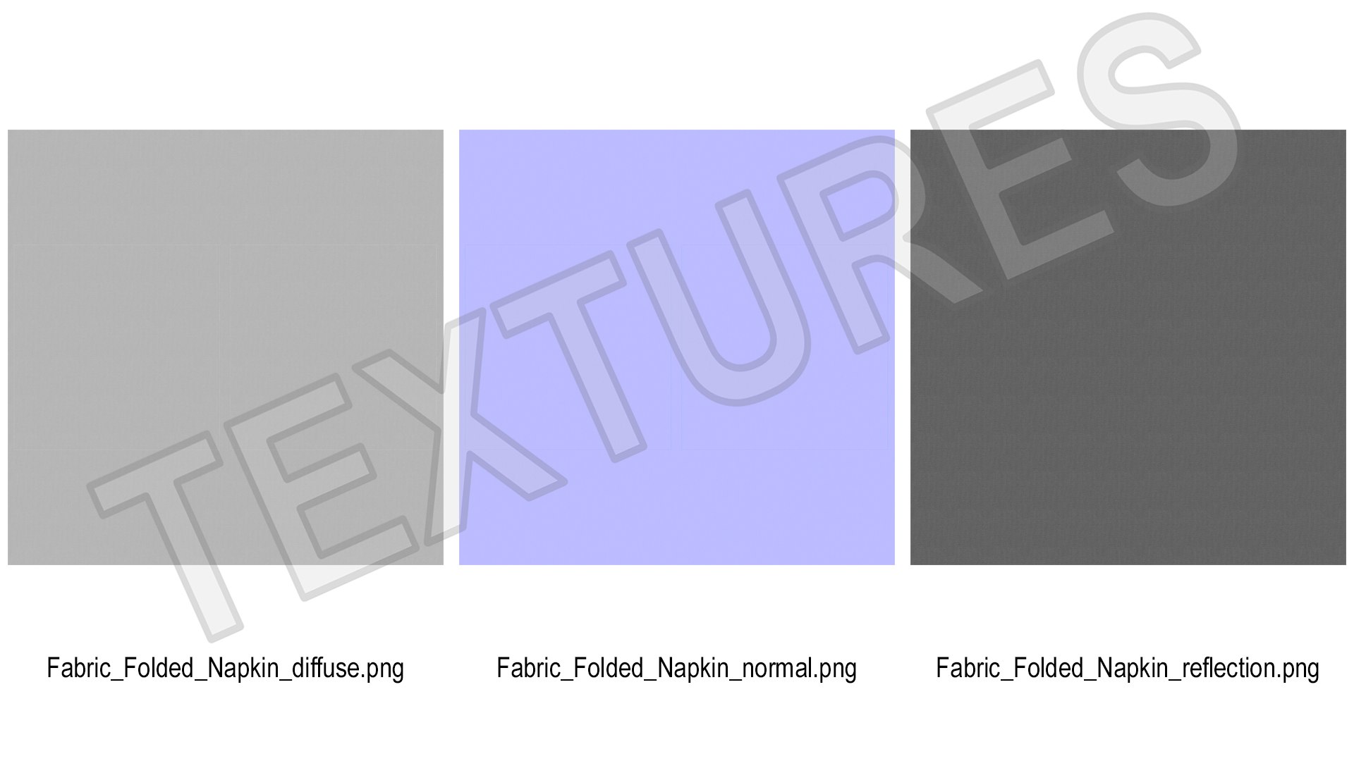 3D Fabric Folded Napkin Model - TurboSquid 2241552