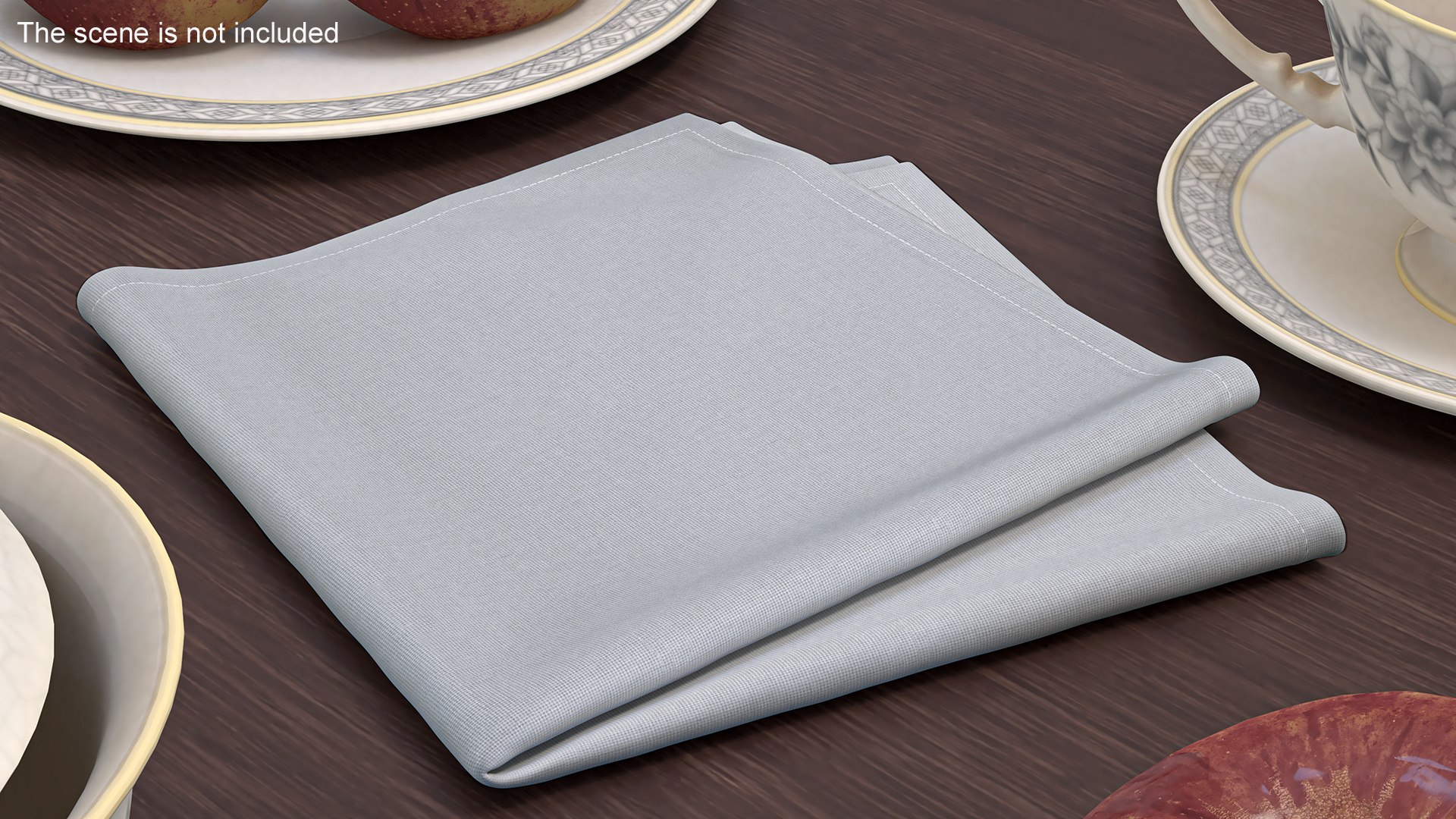 3D Fabric Folded Napkin Model - TurboSquid 2241552
