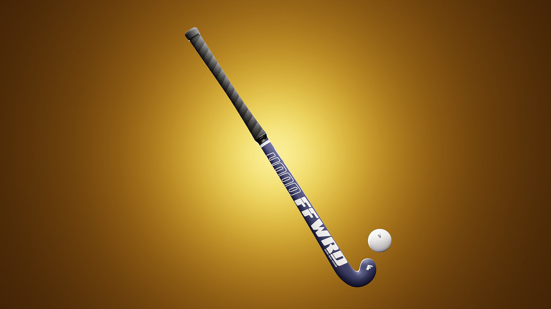 3D Field Hockey Stick And Ball - TurboSquid 2081687
