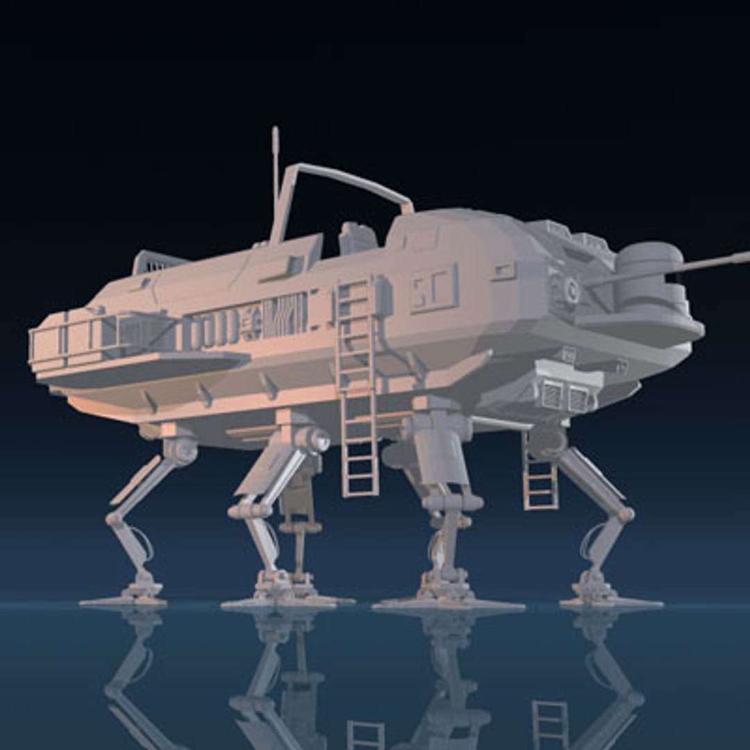3d Desert Rover Legs