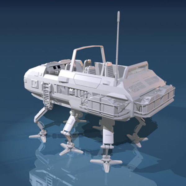 3d desert rover legs