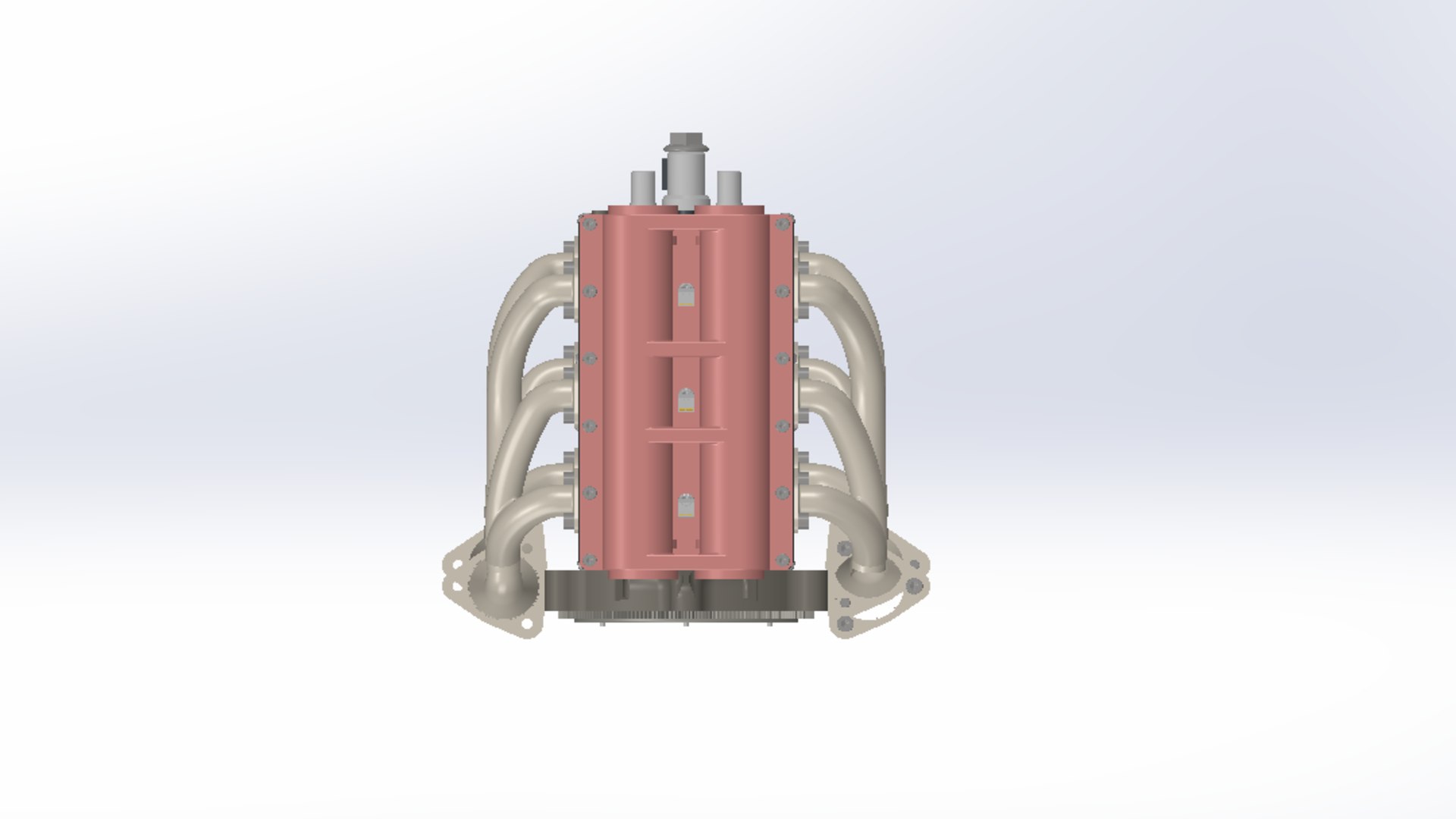 6 Cylinder Boxer Engine 3D CAD Model 3D Model - TurboSquid 2413833