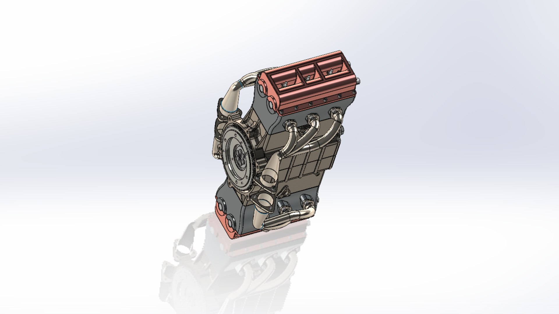 6 Cylinder Boxer Engine 3D CAD Model 3D Model - TurboSquid 2413833