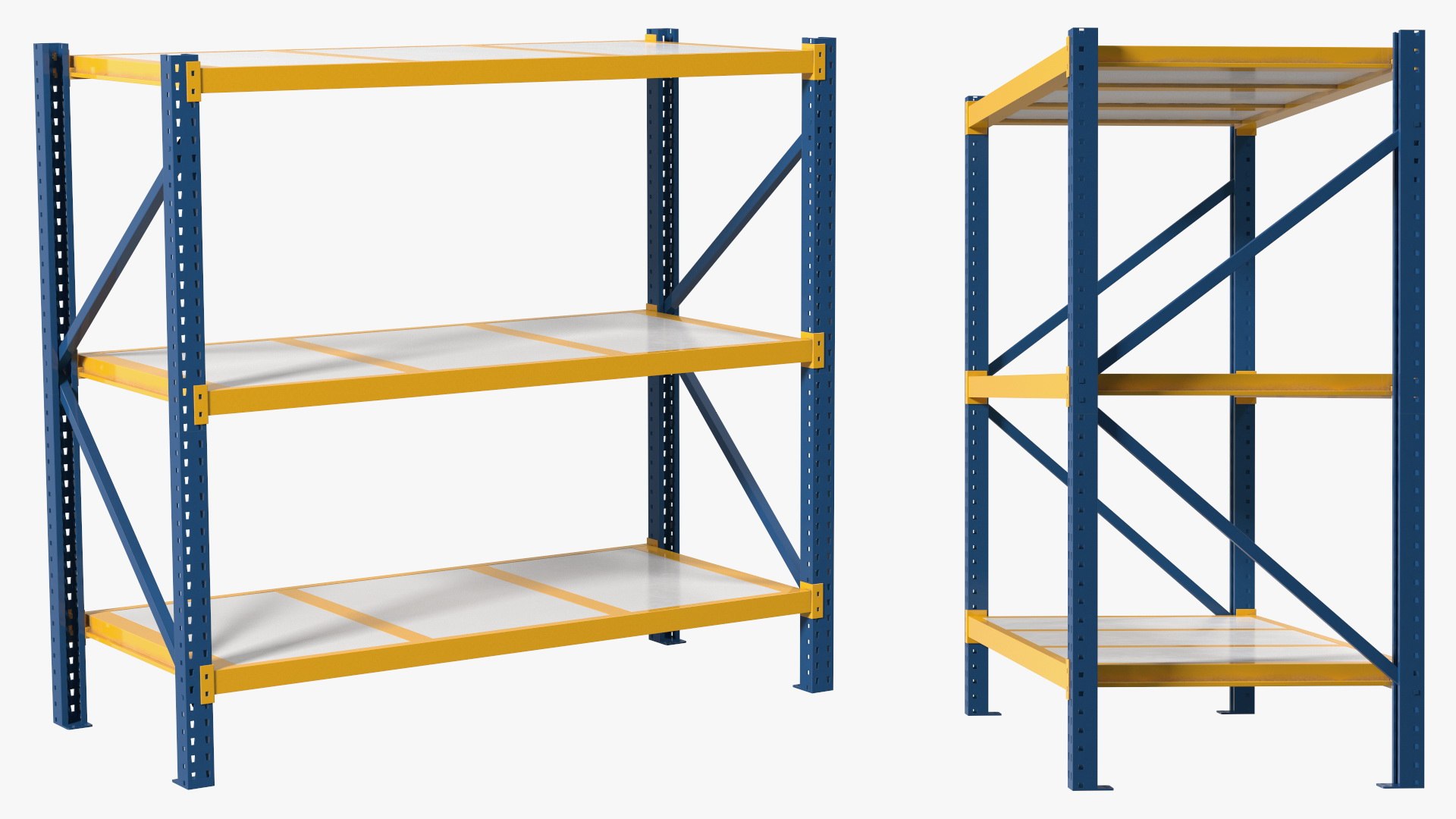 Heavy Duty Warehouse Rack 3D - TurboSquid 2141445