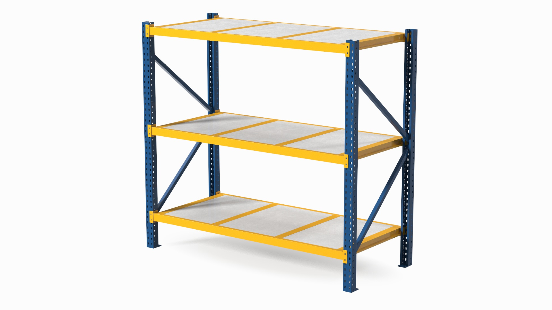 Heavy Duty Warehouse Rack 3D - TurboSquid 2141445