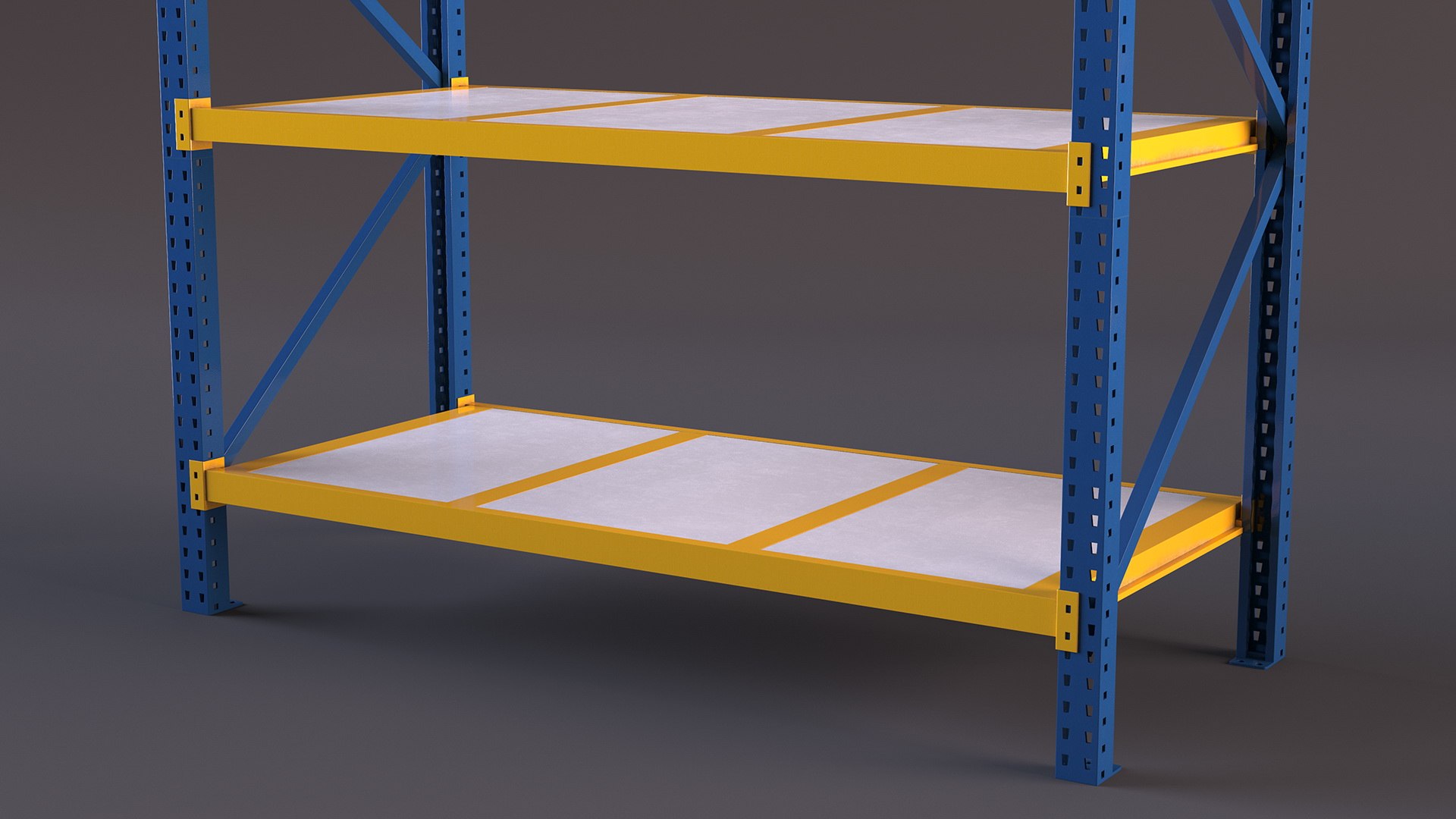 Heavy Duty Warehouse Rack 3D - TurboSquid 2141445