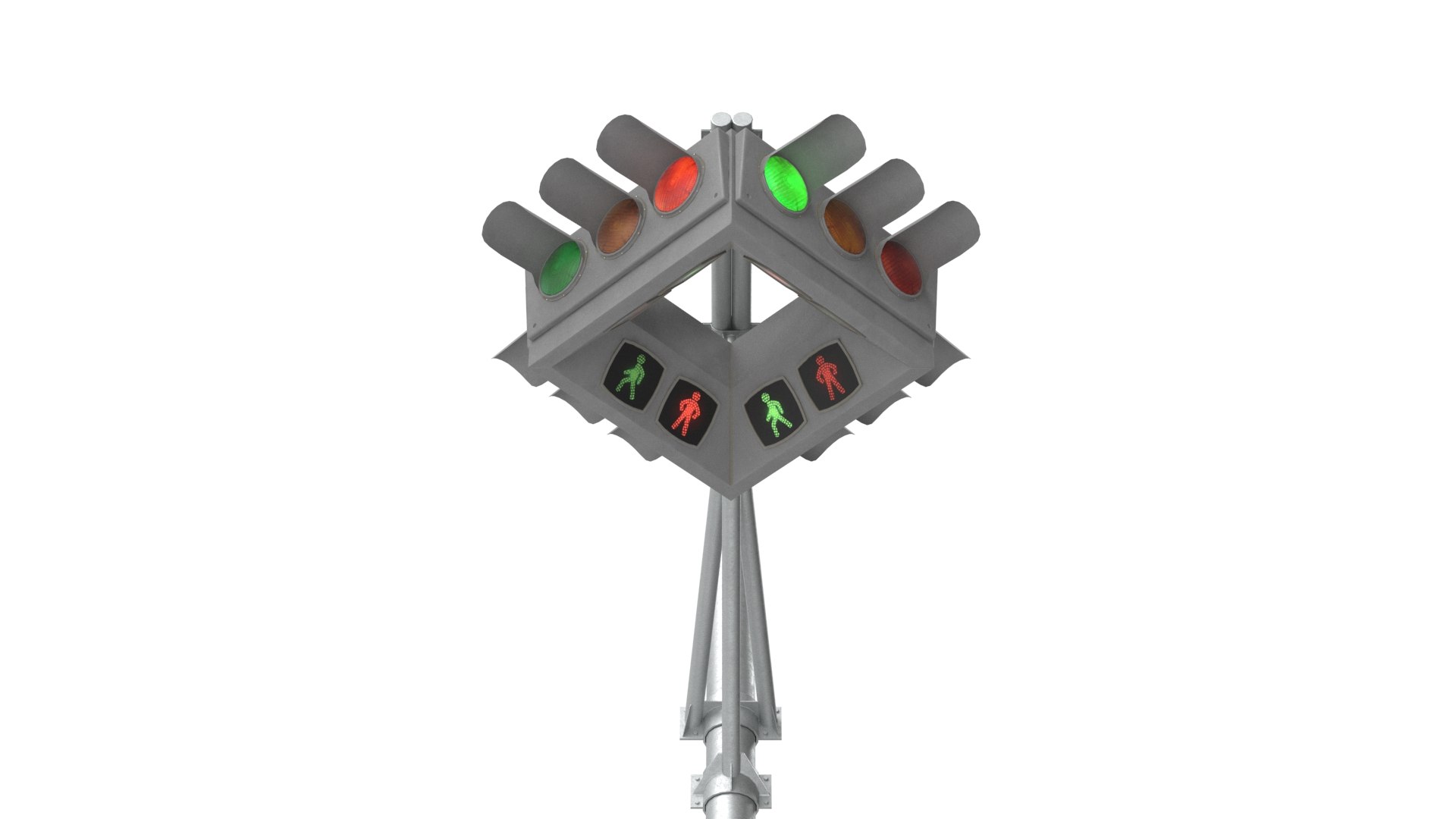 3D Traffic Light Model - TurboSquid 1940546