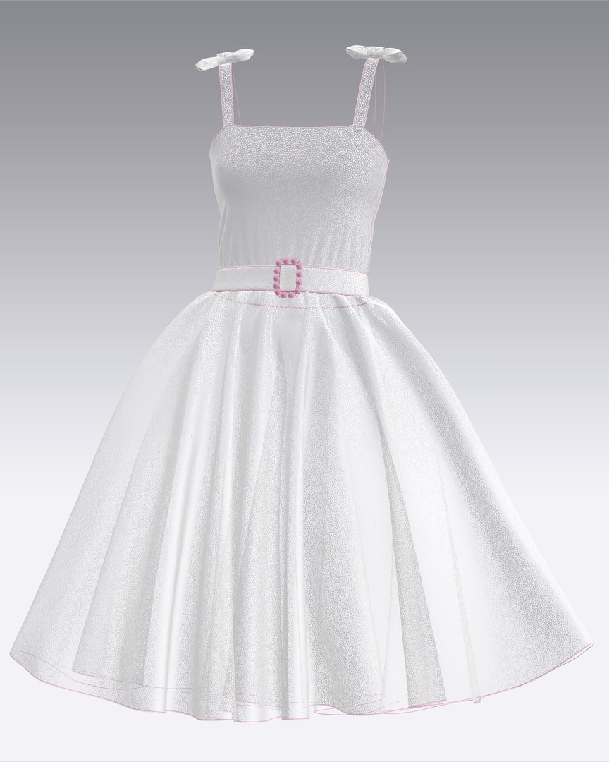 Barbie Dress Model - TurboSquid 2111740