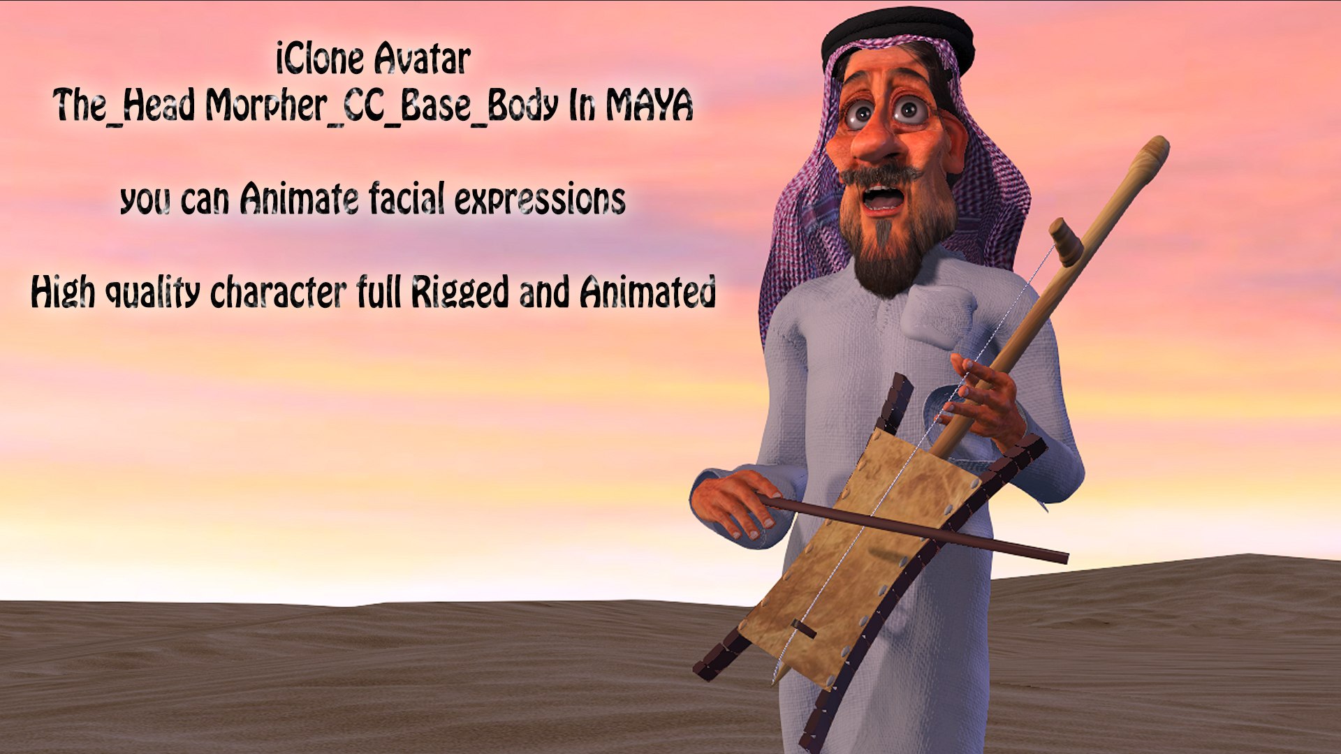 3D model Rababa singer maya - TurboSquid 1815916