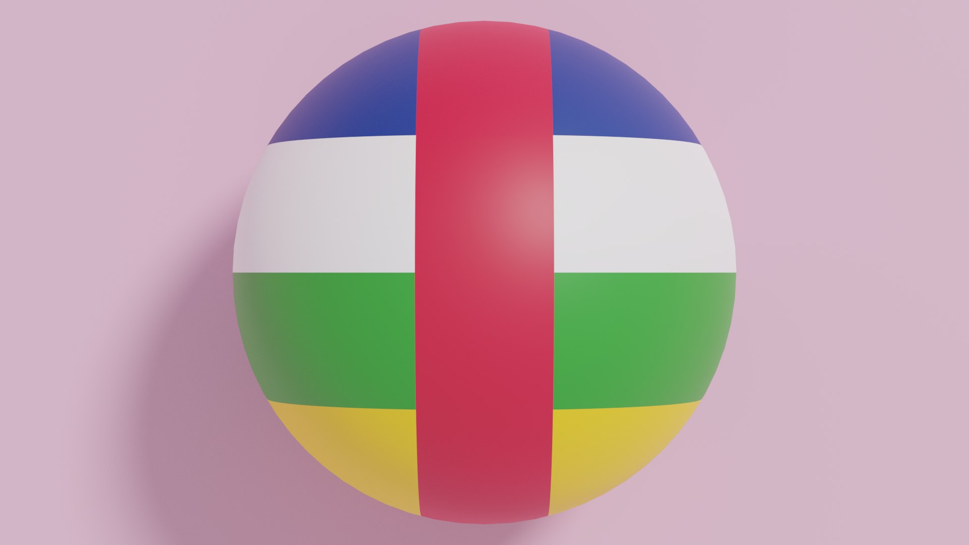 3D Flag Of Ball Collection 4 Model - TurboSquid 1883396