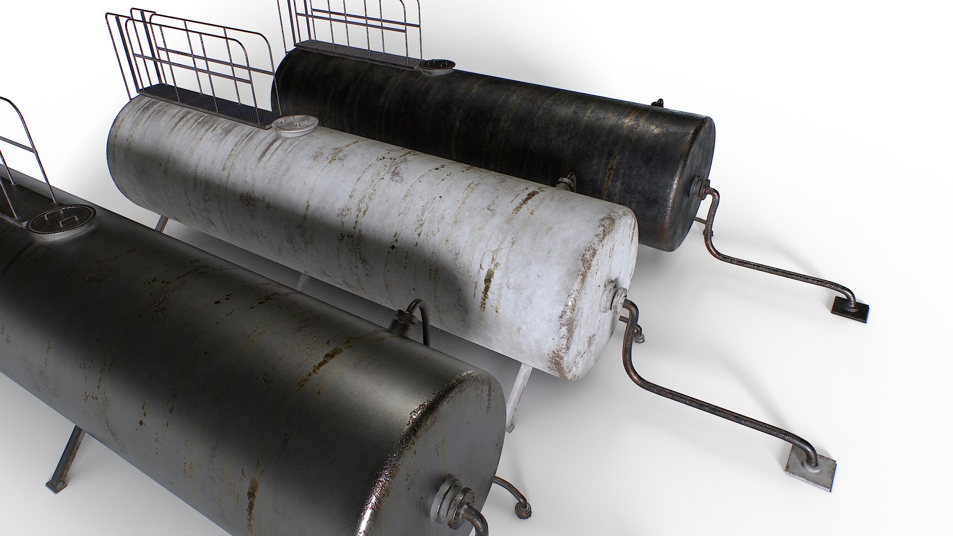 Old Industrial Metal Tank 3D - TurboSquid 2517954