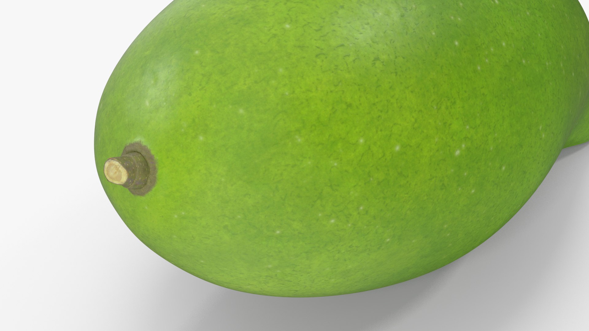 3D Long Green Mango Model - TurboSquid 2246311