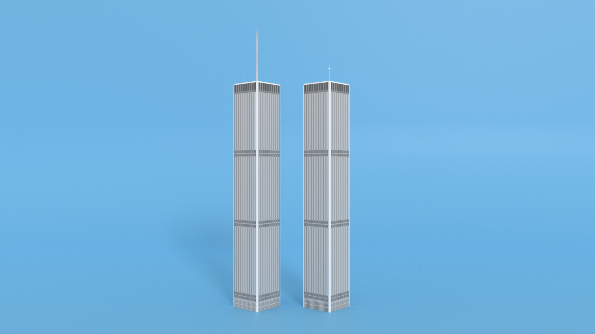 World Trade Center Twin Towers New York 3D Model - TurboSquid 1771486
