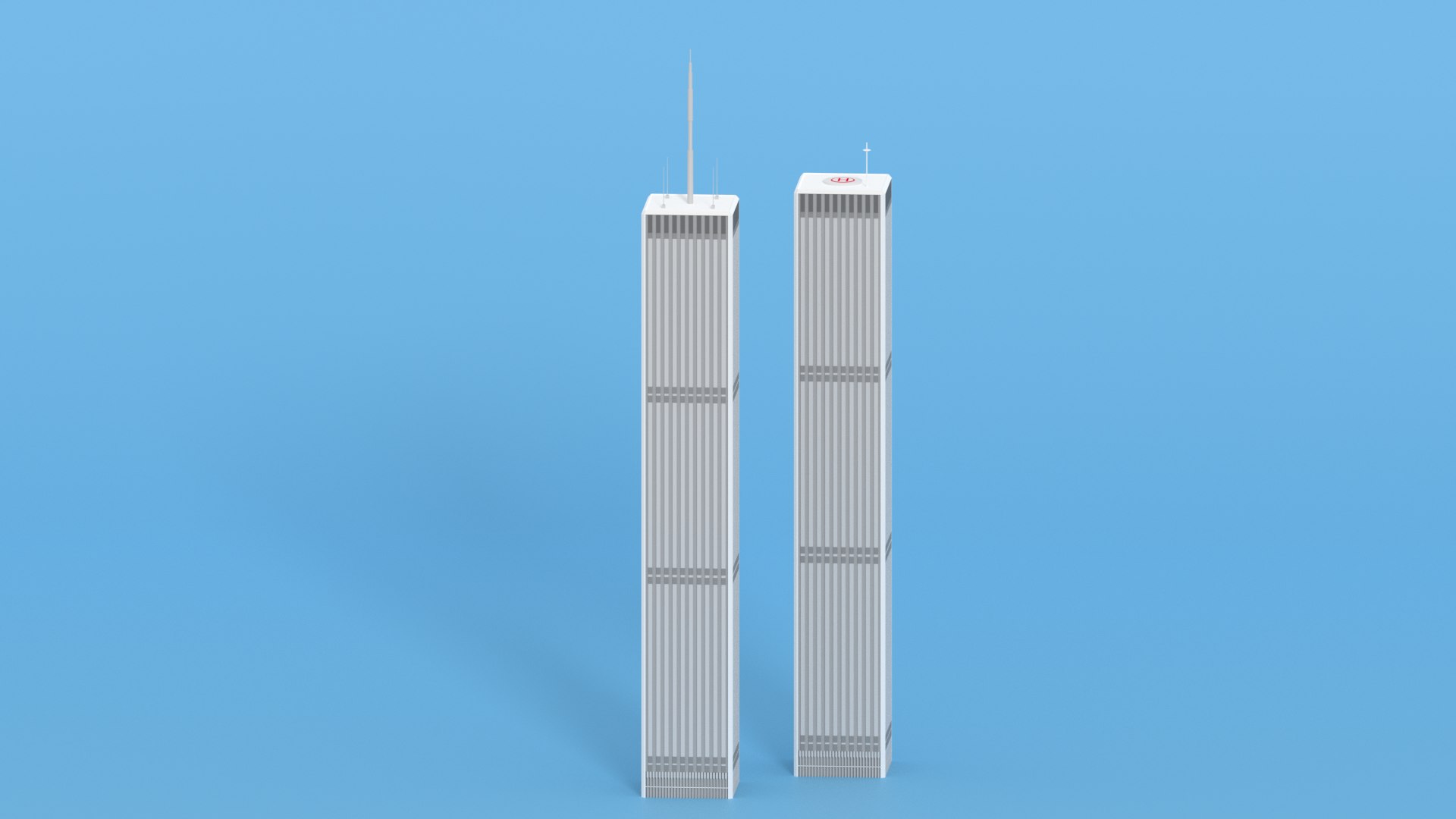 World Trade Center Twin Towers New York 3D Model - TurboSquid 1771486