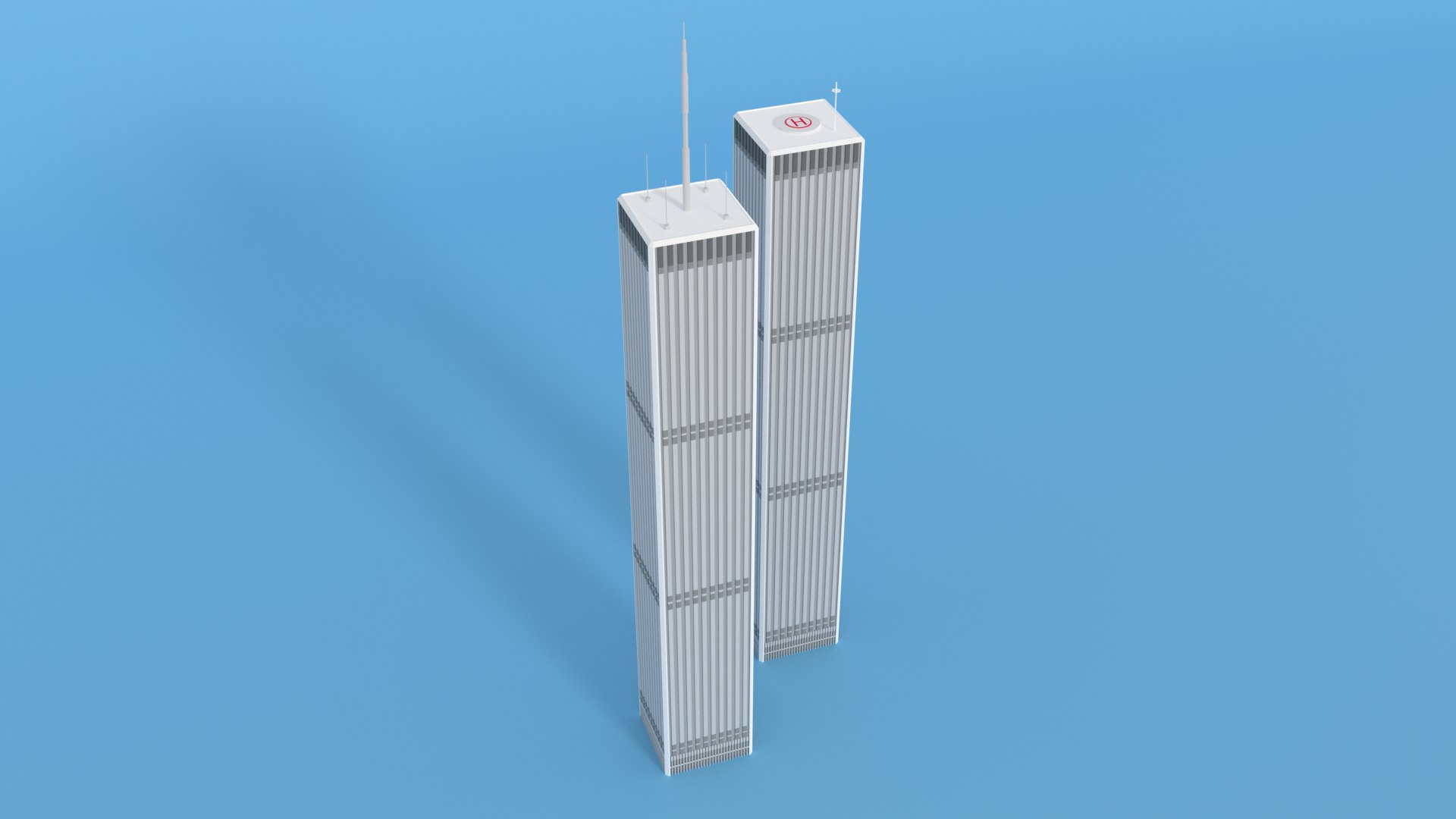 World Trade Center Twin Towers New York 3D model - TurboSquid 1771486