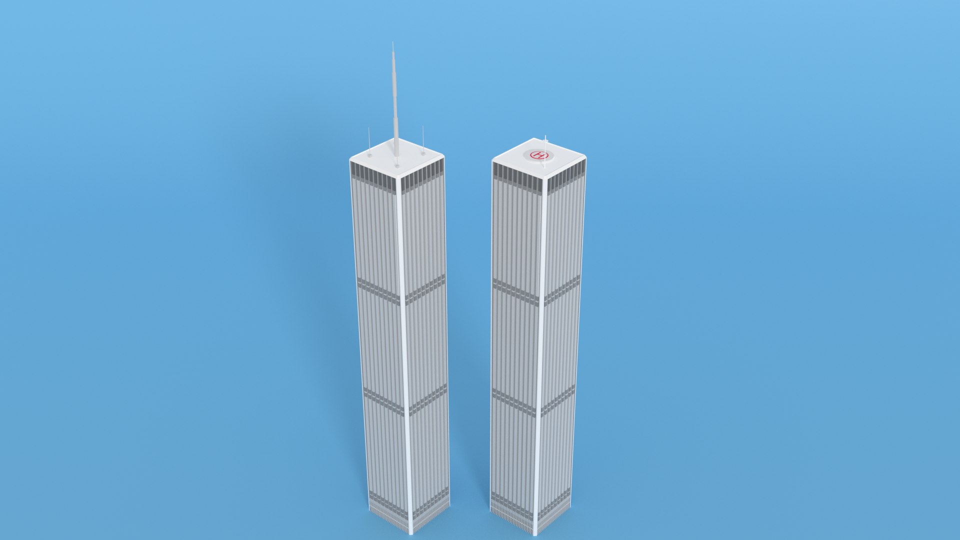 World Trade Center Twin Towers New York 3D model - TurboSquid 1771486