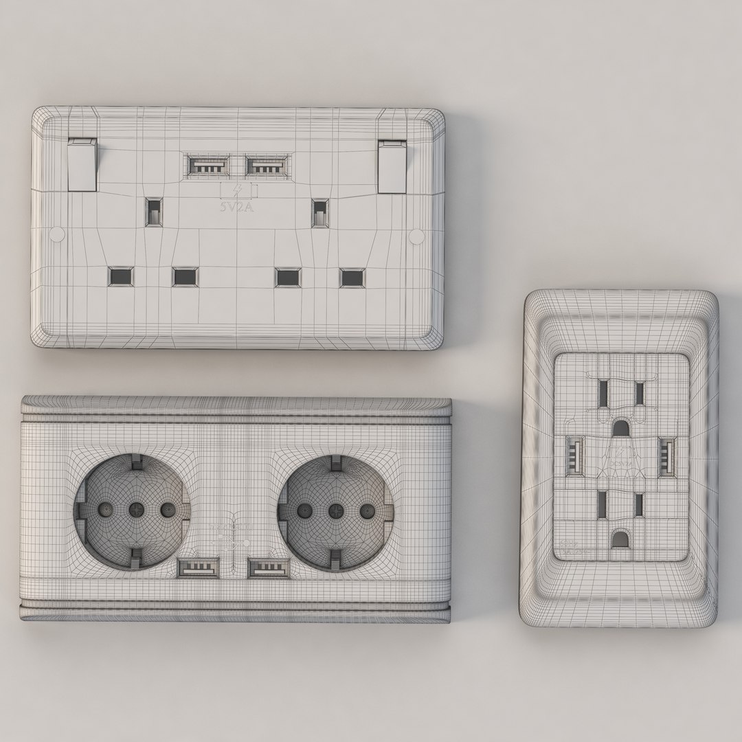 3D Realistic Photoreal Plug - TurboSquid 1270931