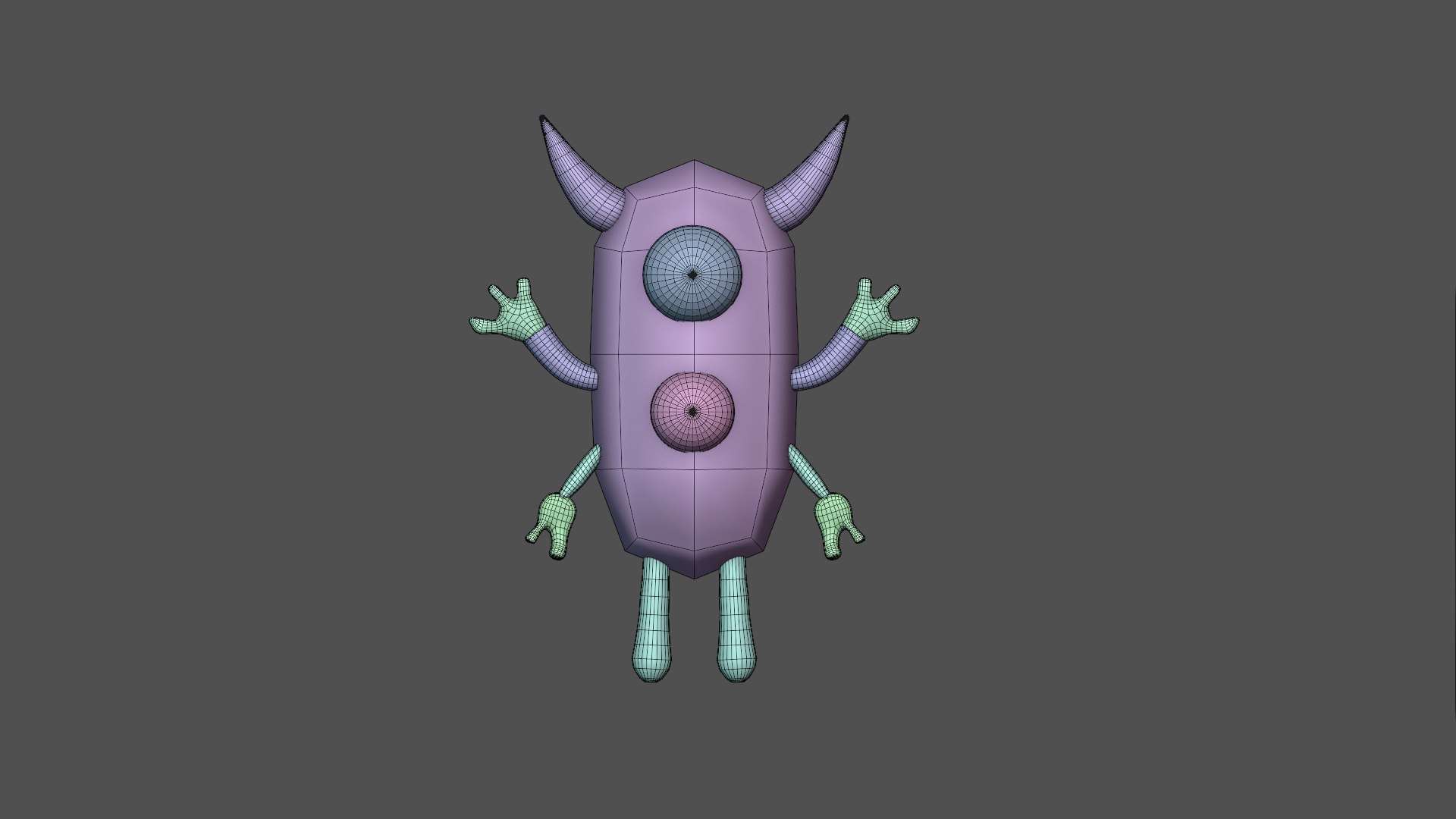 3D Base Mesh Monster 2 - TurboSquid 2368199