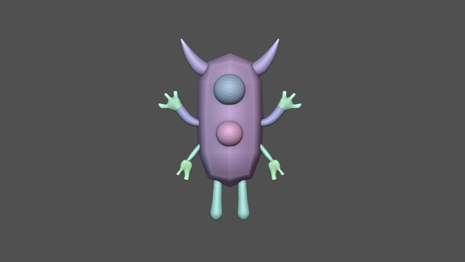 3D Base Mesh Monster 2 - TurboSquid 2368199