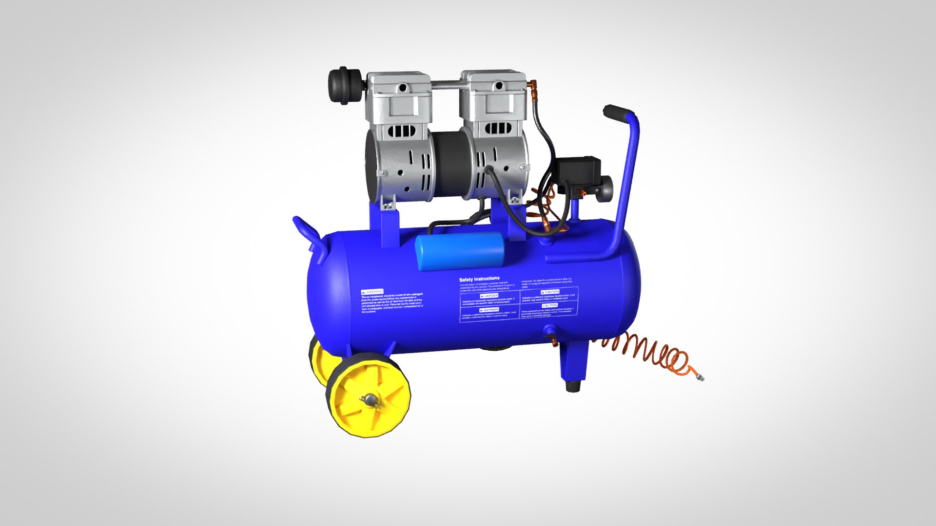 Air Compressor 3D model - TurboSquid 1775335