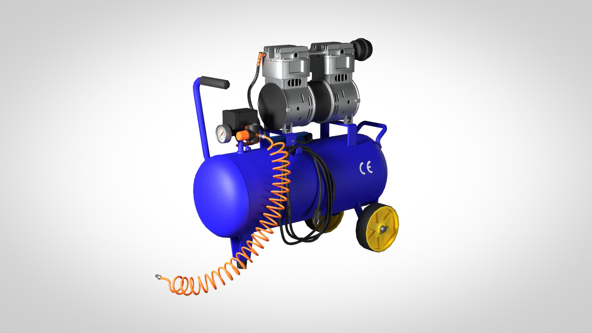 Air Compressor 3D model - TurboSquid 1775335