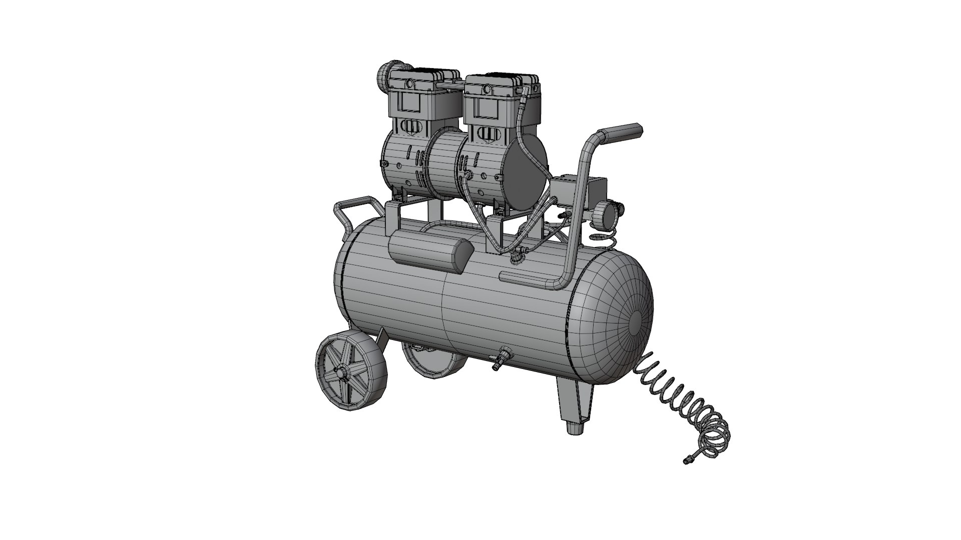Air Compressor 3D model - TurboSquid 1775335