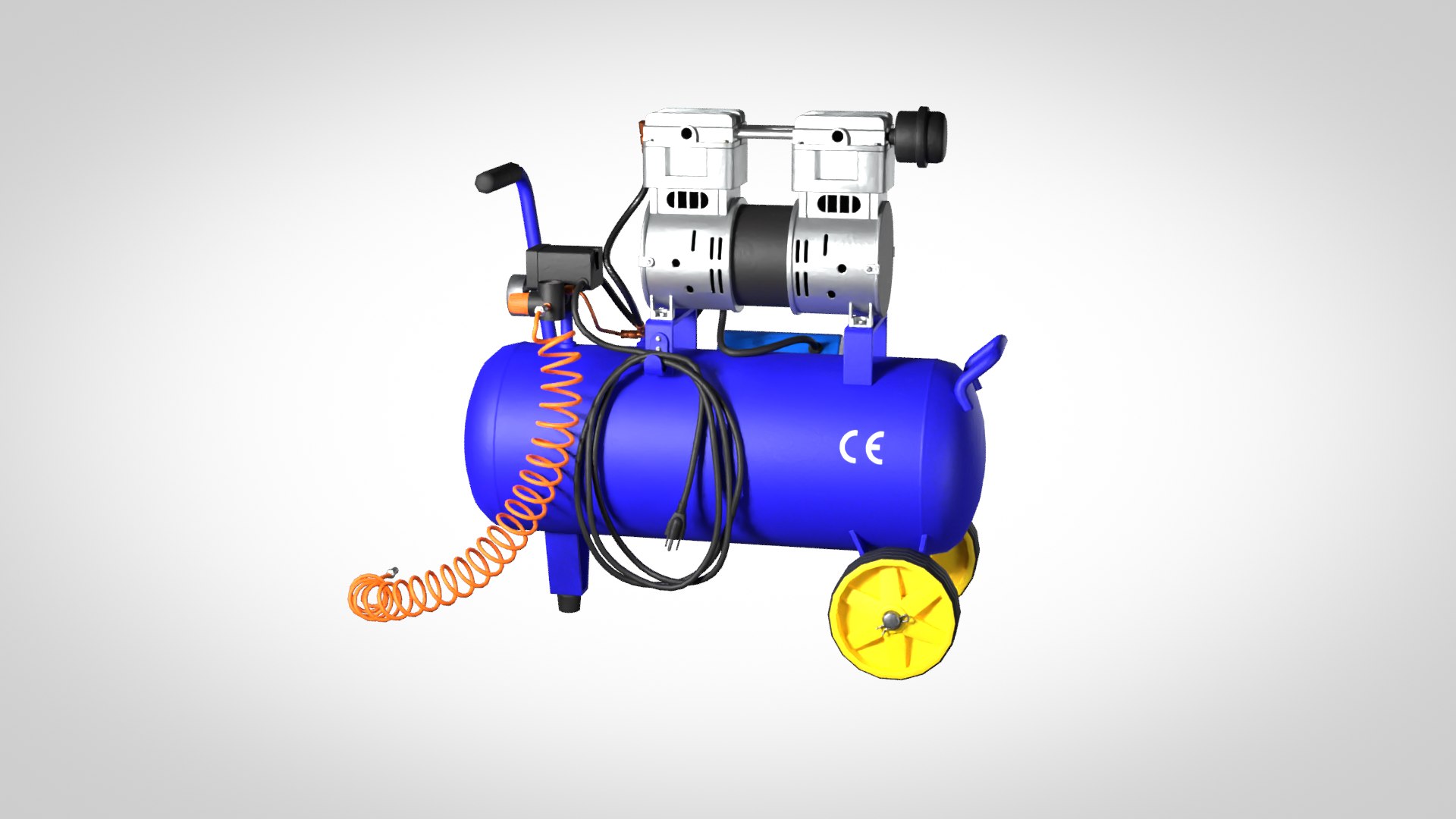 Air Compressor 3D model - TurboSquid 1775335