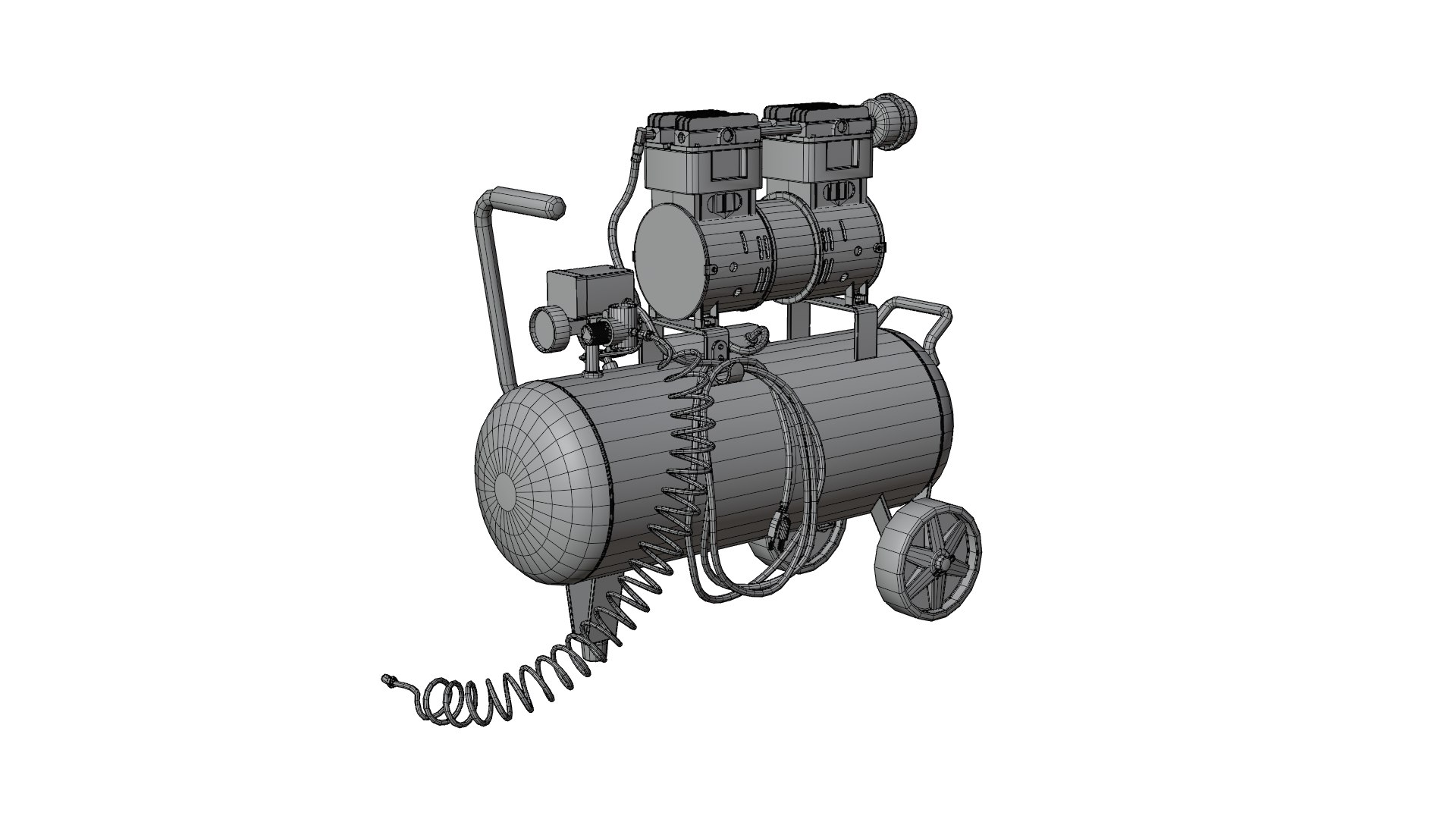 Air Compressor 3D model - TurboSquid 1775335
