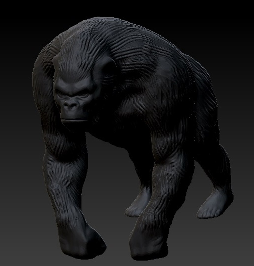 3d Gorilla Model