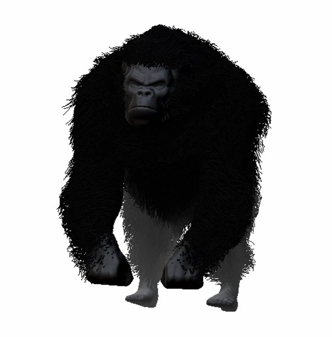 3d Gorilla Model