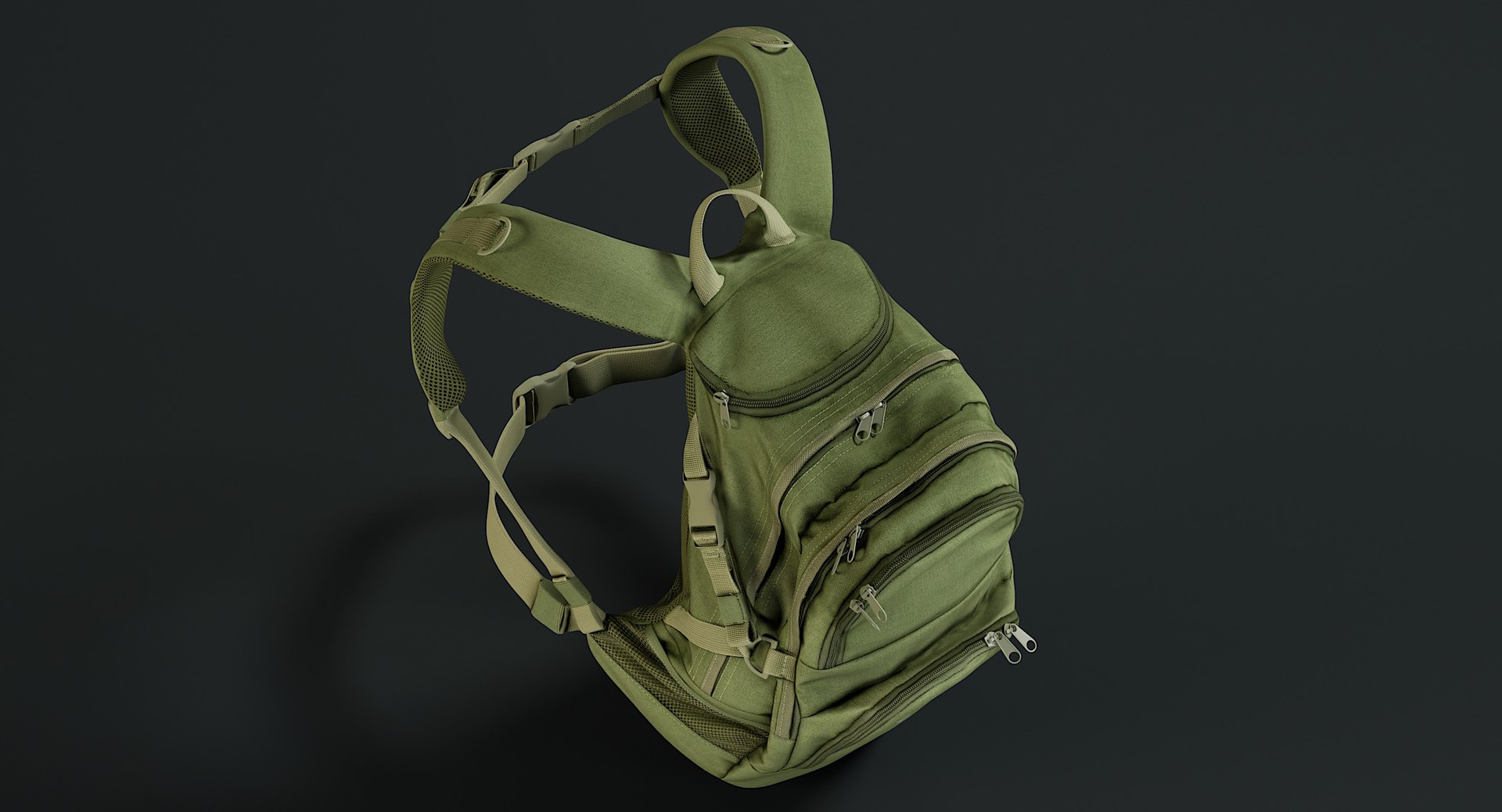 3D Realistic Camping Backpack Medium Model - TurboSquid 1445312