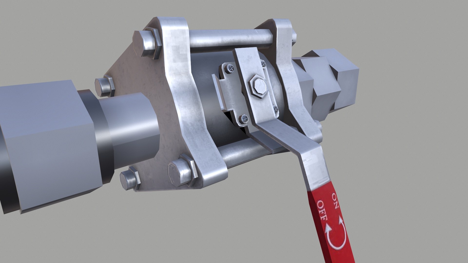 Manual Valve 3D Model - TurboSquid 2288567