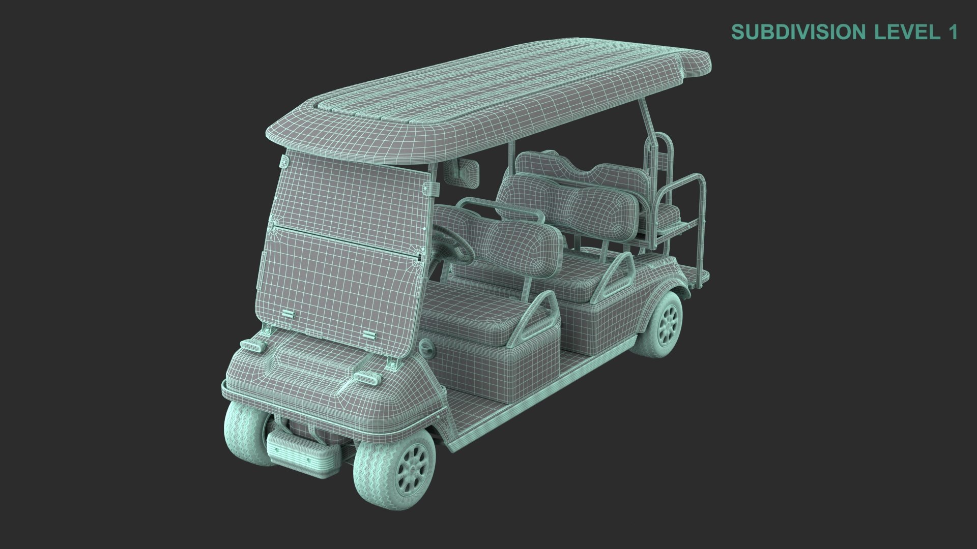 Club Car 6 Seater 3D - TurboSquid 2131721
