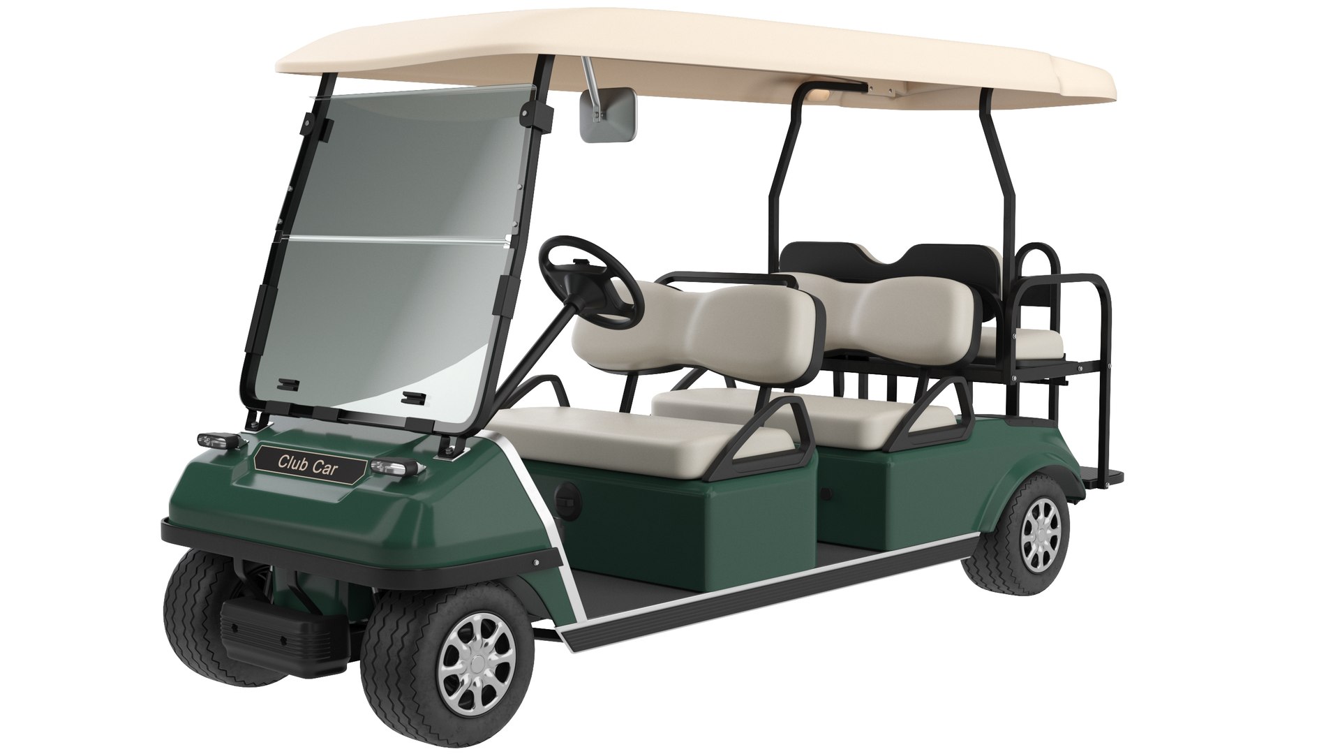 Club Car 6 Seater 3D - TurboSquid 2131721