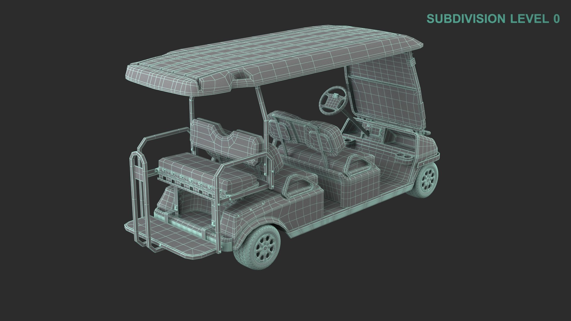 Club Car 6 Seater 3D - TurboSquid 2131721