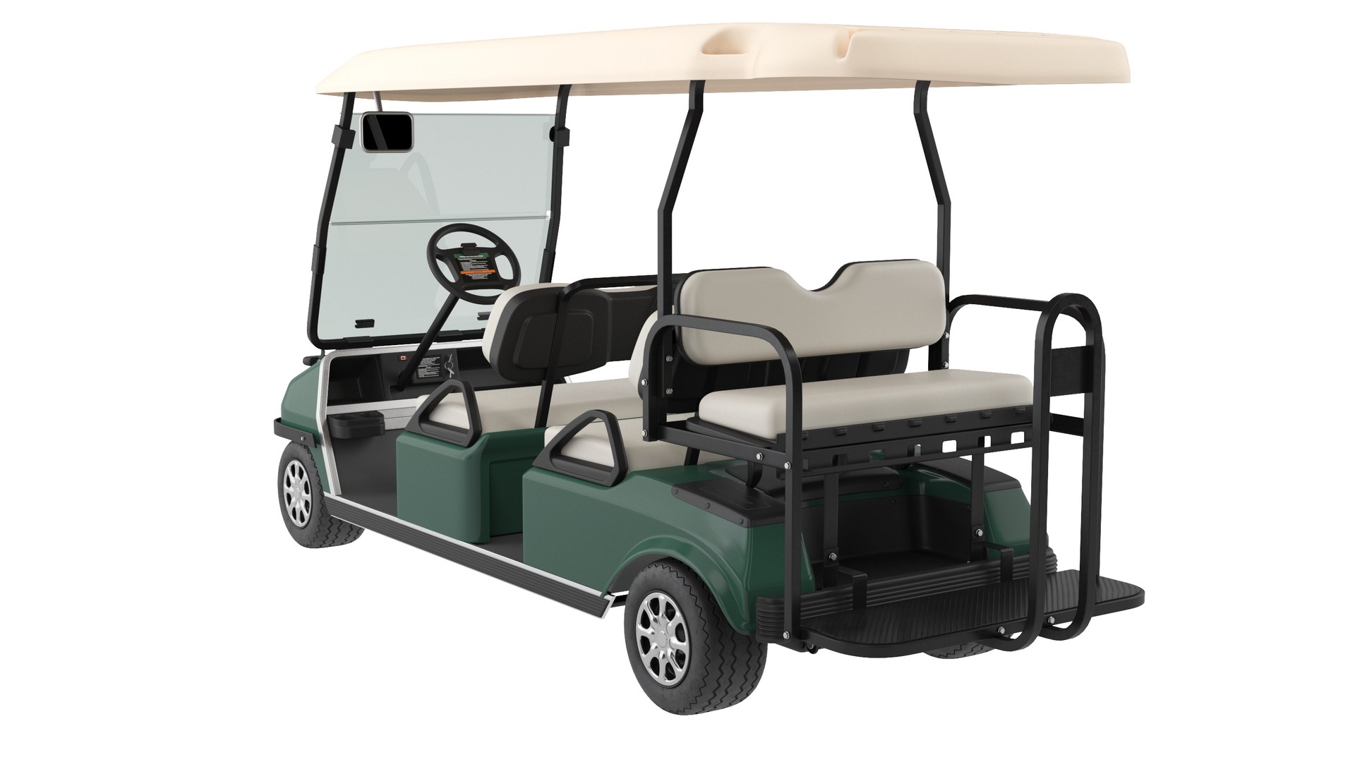 Club Car 6 Seater 3D - TurboSquid 2131721