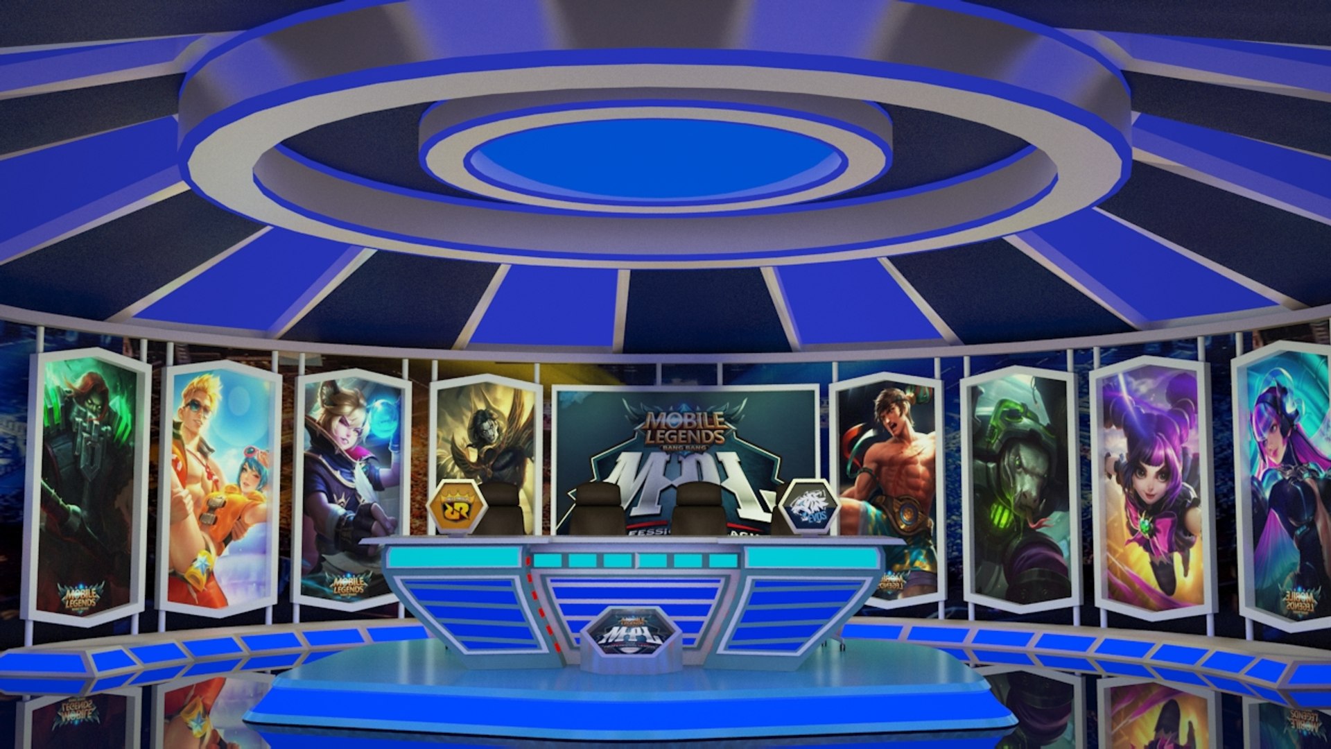 Virtual set model - TurboSquid 1441147