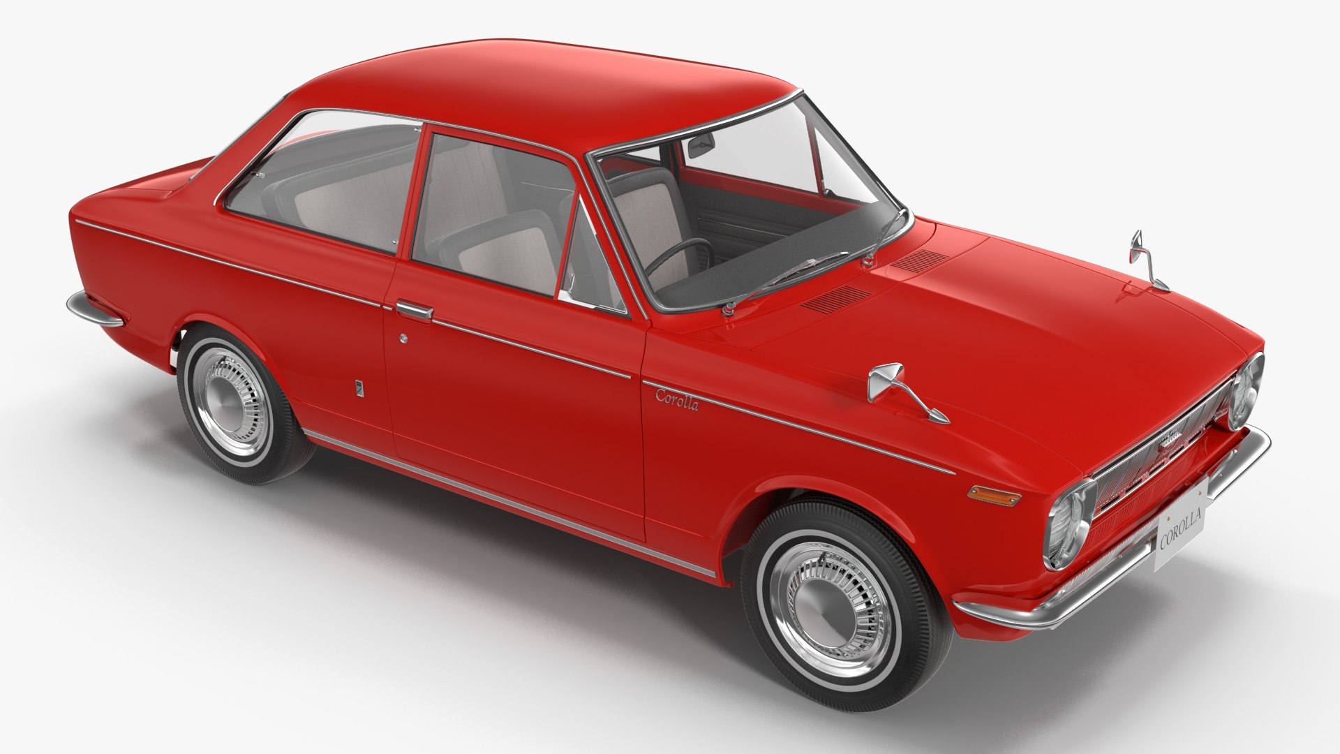 Toyota Corolla E10 1966 2-Door Sedan Red Rigged 3D Model - TurboSquid ...