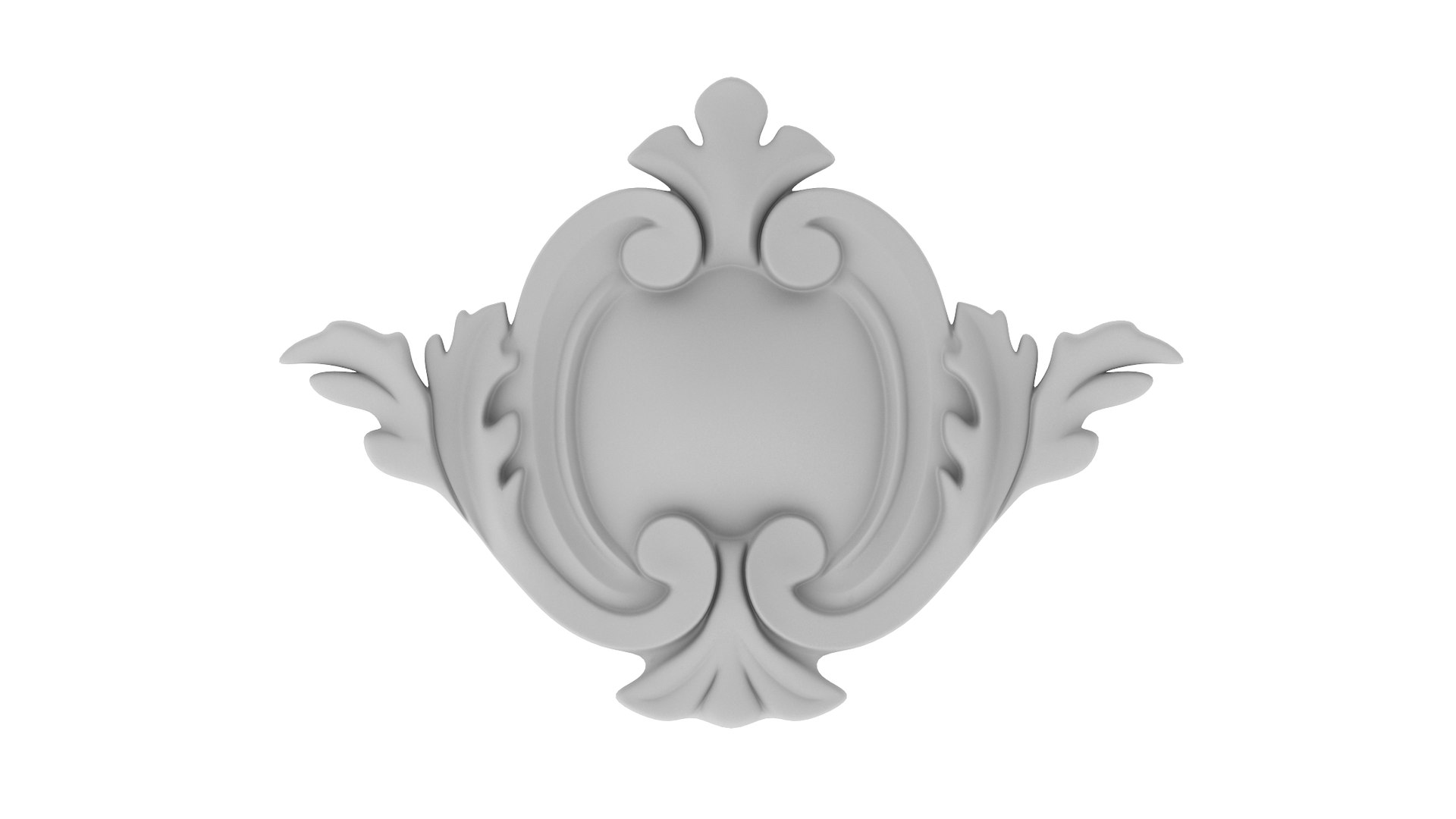 Cartouche Ornament 029 Model - TurboSquid 2226064