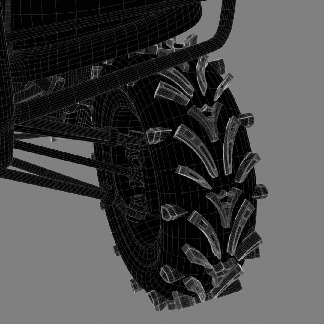 Terrain 4-wheeler 3d Model