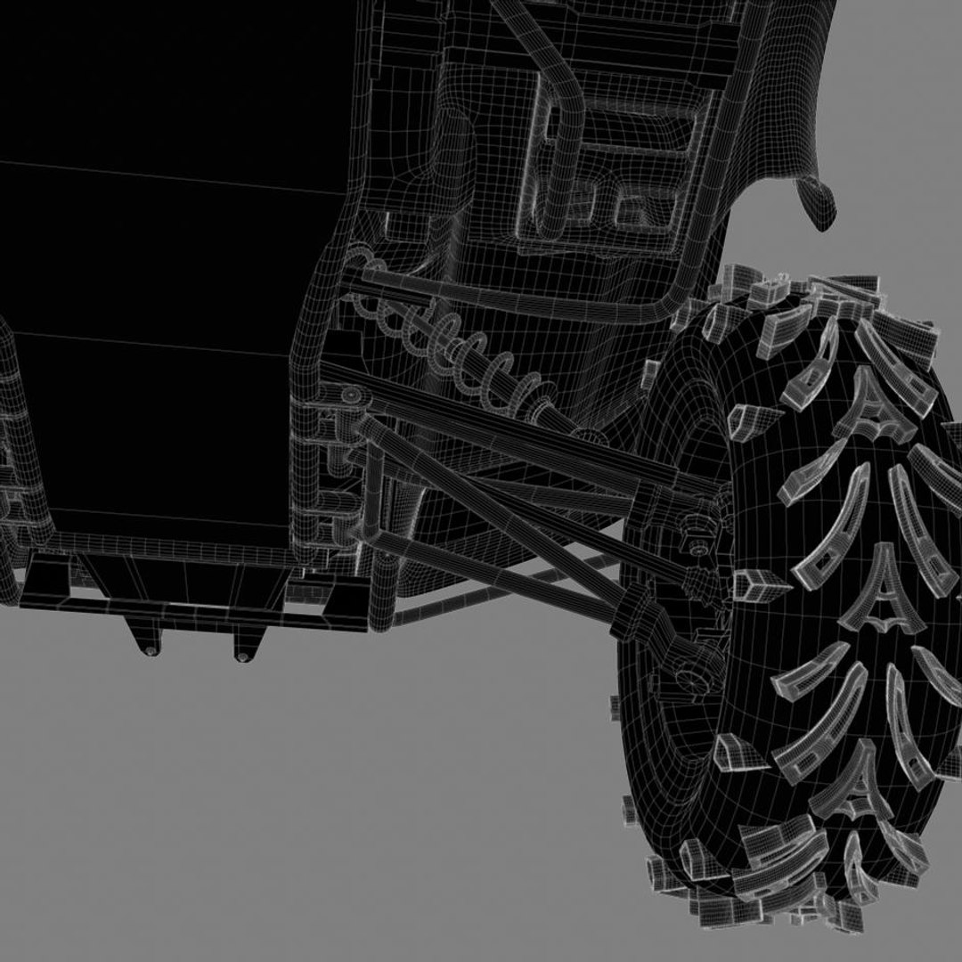 Terrain 4-wheeler 3d Model