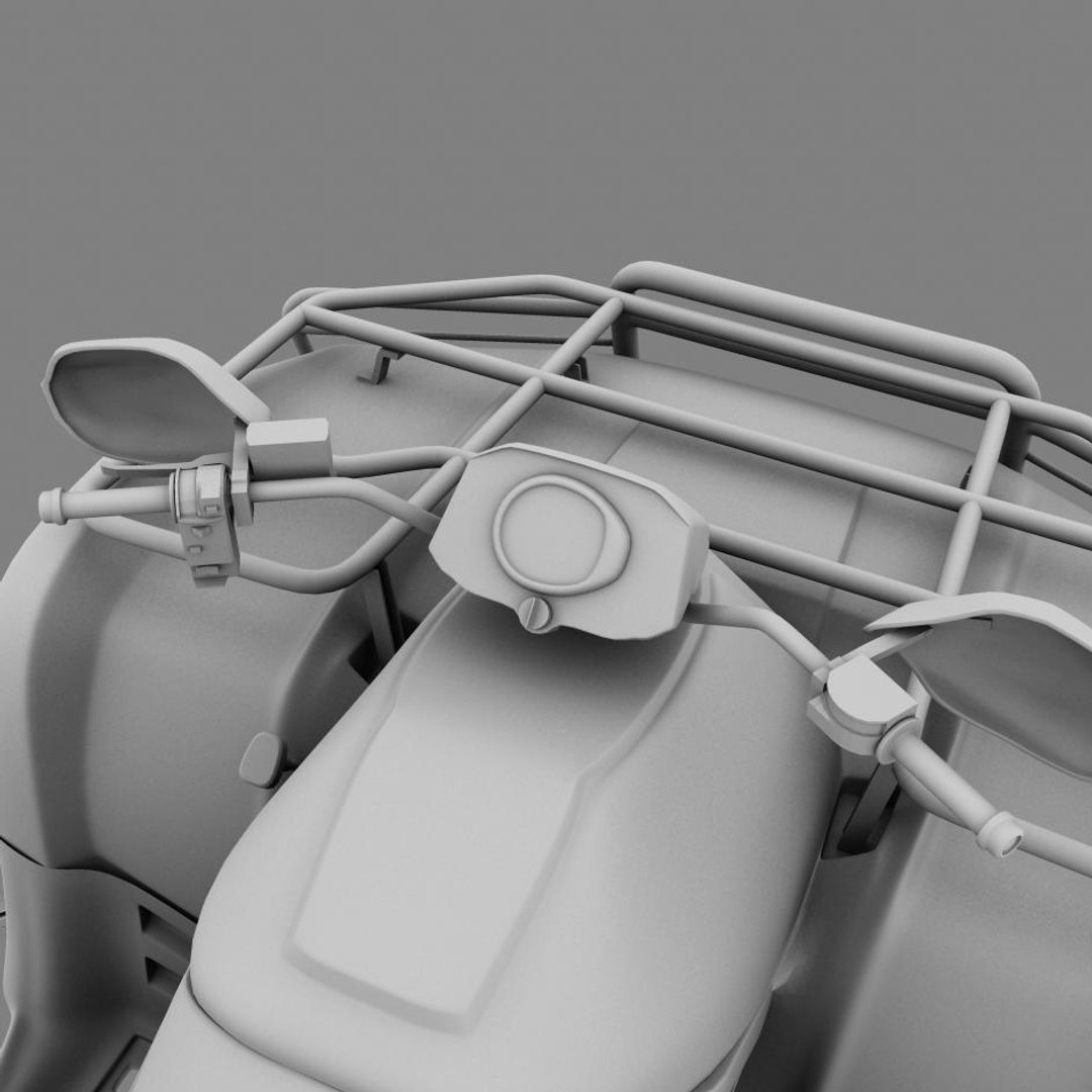 Terrain 4-wheeler 3d Model