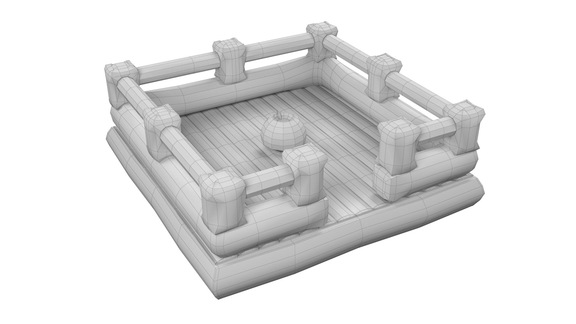 Football Inflatable Rodeo 3D Model - TurboSquid 2143186