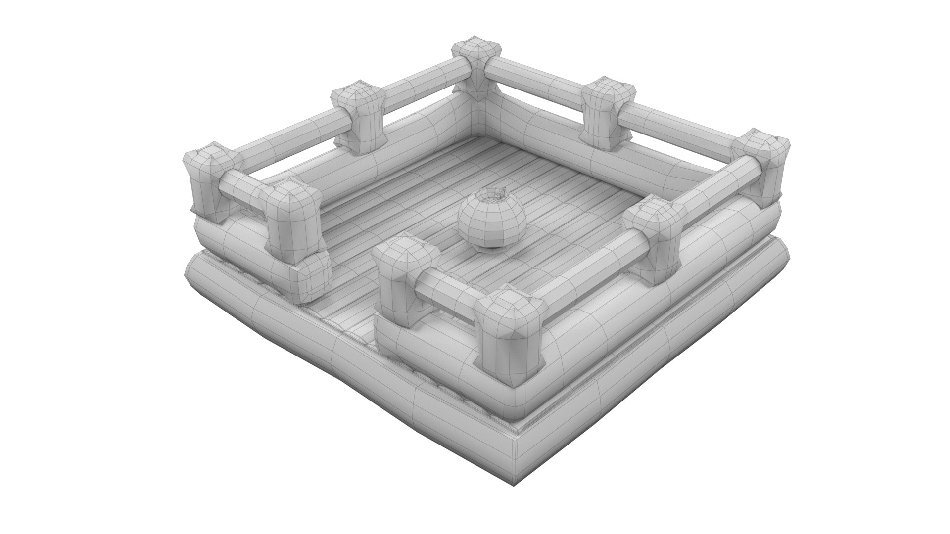 Football Inflatable Rodeo 3D Model - TurboSquid 2143186